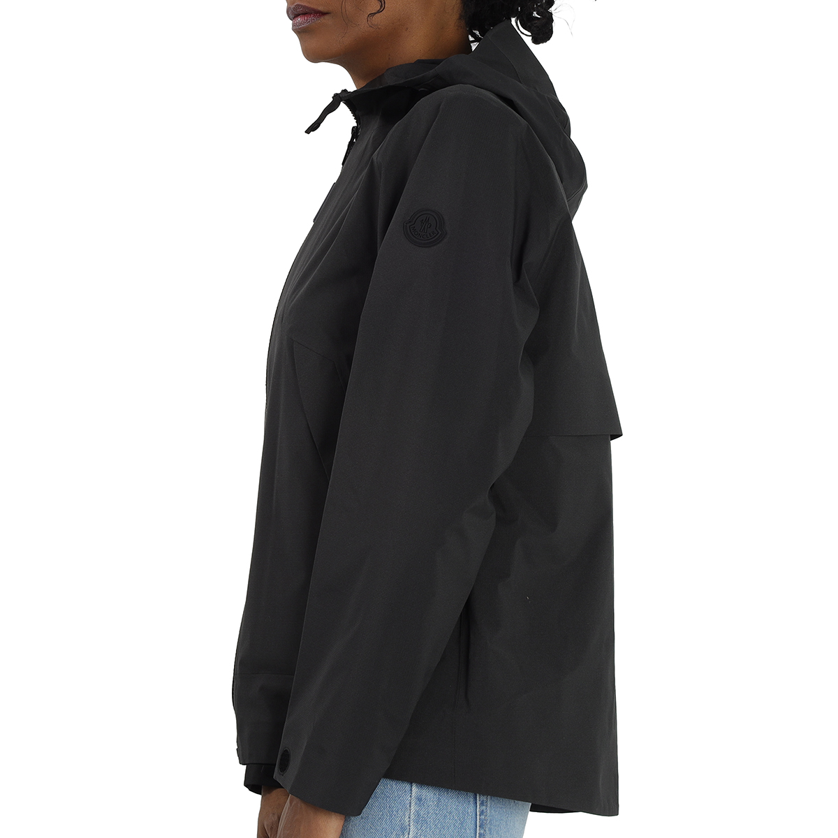 Moncler Open Box - Moncler Ladies Black Villers Windbreaker Jacket ...