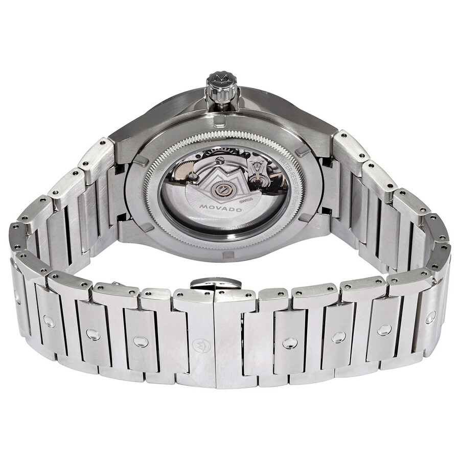 Movado Open Box - Movado SE Automatic Black Dial Men's Watch 0607551 ...