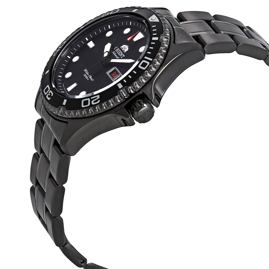 Orient Open Box - Orient Ray Raven II Automatic Black Dial Men's Watch ...