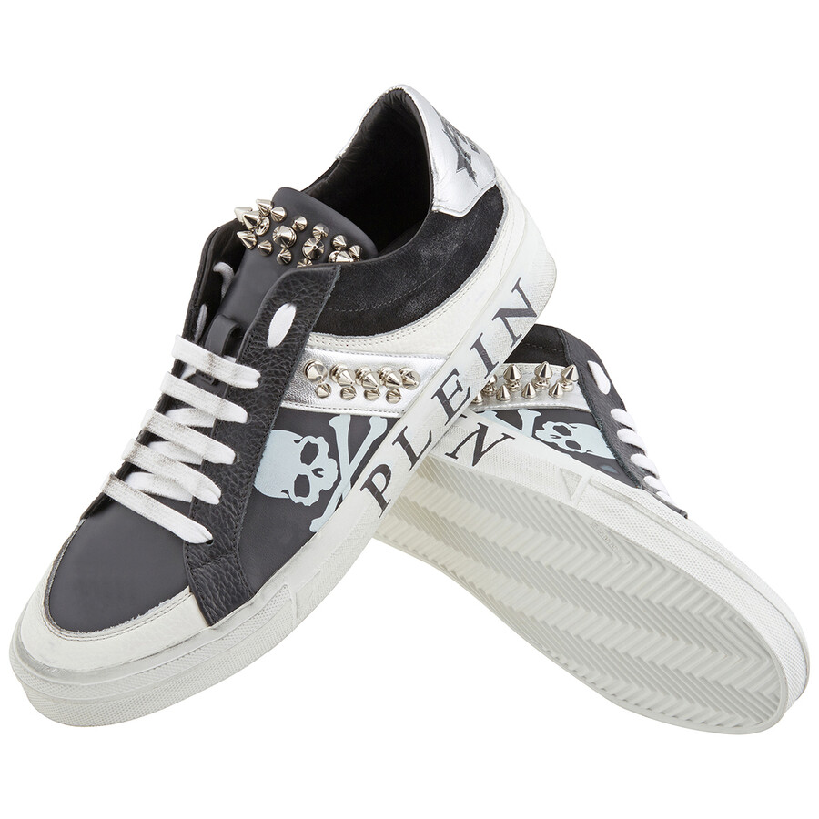 Philipp Plein Open Box - Philipp Plein Star Studded Plein Megastar Sneakers, Brand Size 42 (US ...