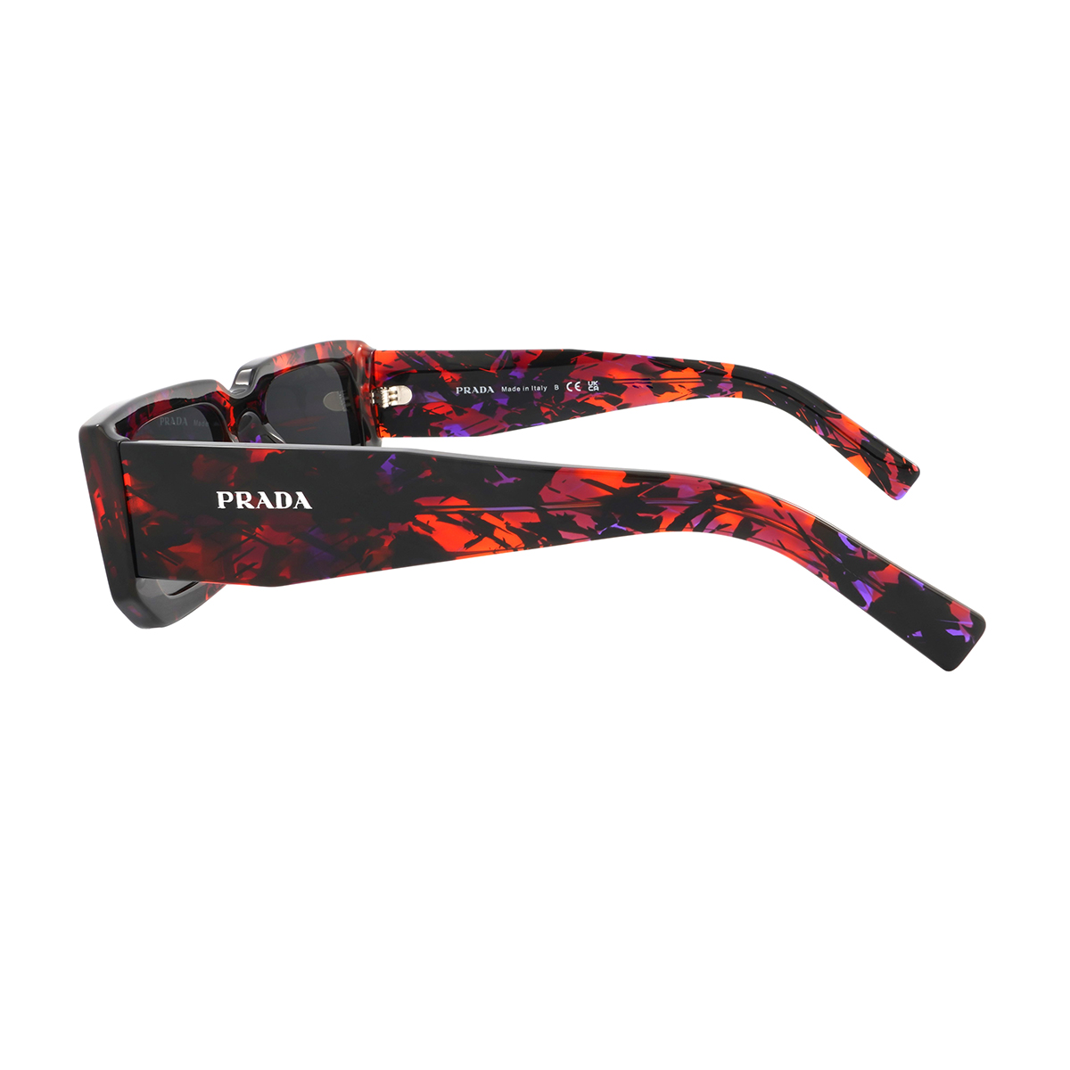 Prada Open Box - Prada Grey Rectangular Men's Sunglasses PR 06YS 06V5S0 ...