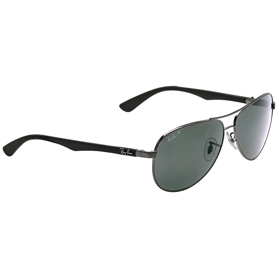 Ray-Ban Open Box - Ray Ban Carbon Fibre Polarized Green Classic G-15 ...