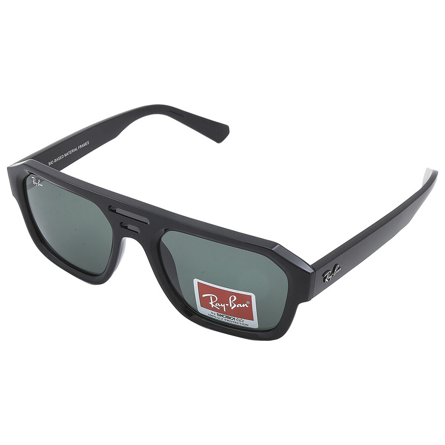 Ray-Ban Open Box - Ray Ban Corrigan Bio Based Dark Green Navigator ...
