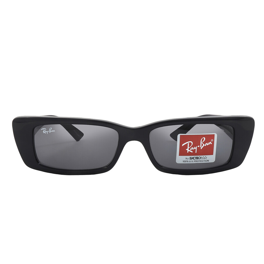 Ray-Ban Open Box - Ray Ban Teru Bio Based Dark Grey Rectangular Unisex ...