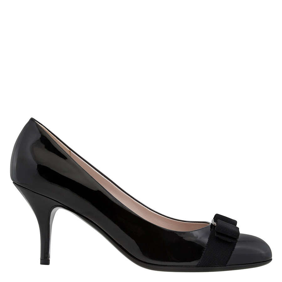 Ferragamo Open Box - Salvatore Ferragamo Ladies Vara Bow Pump Shoe in ...