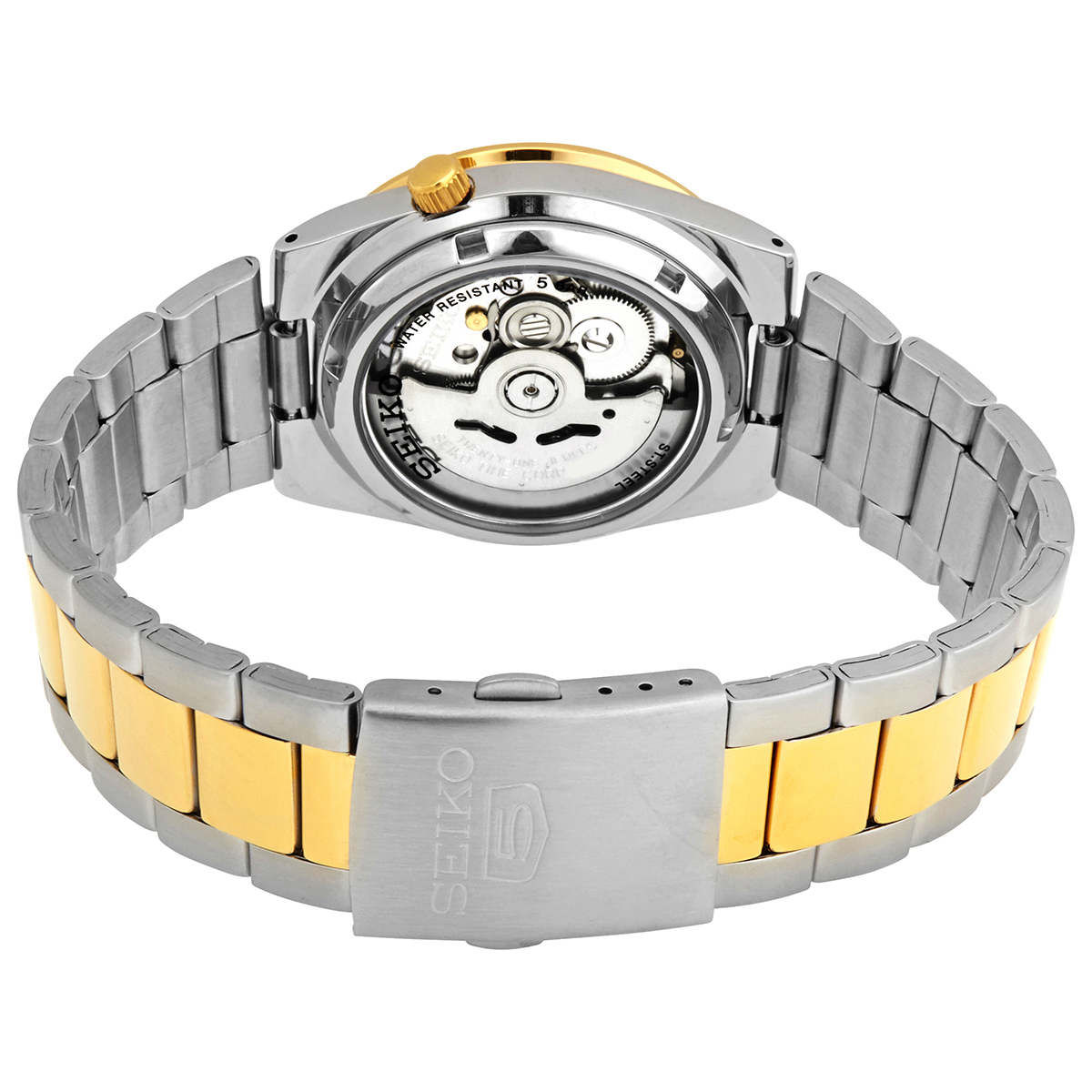 Seiko Open Box - Seiko Automatic White Dial Two-tone Ladies Watch ...