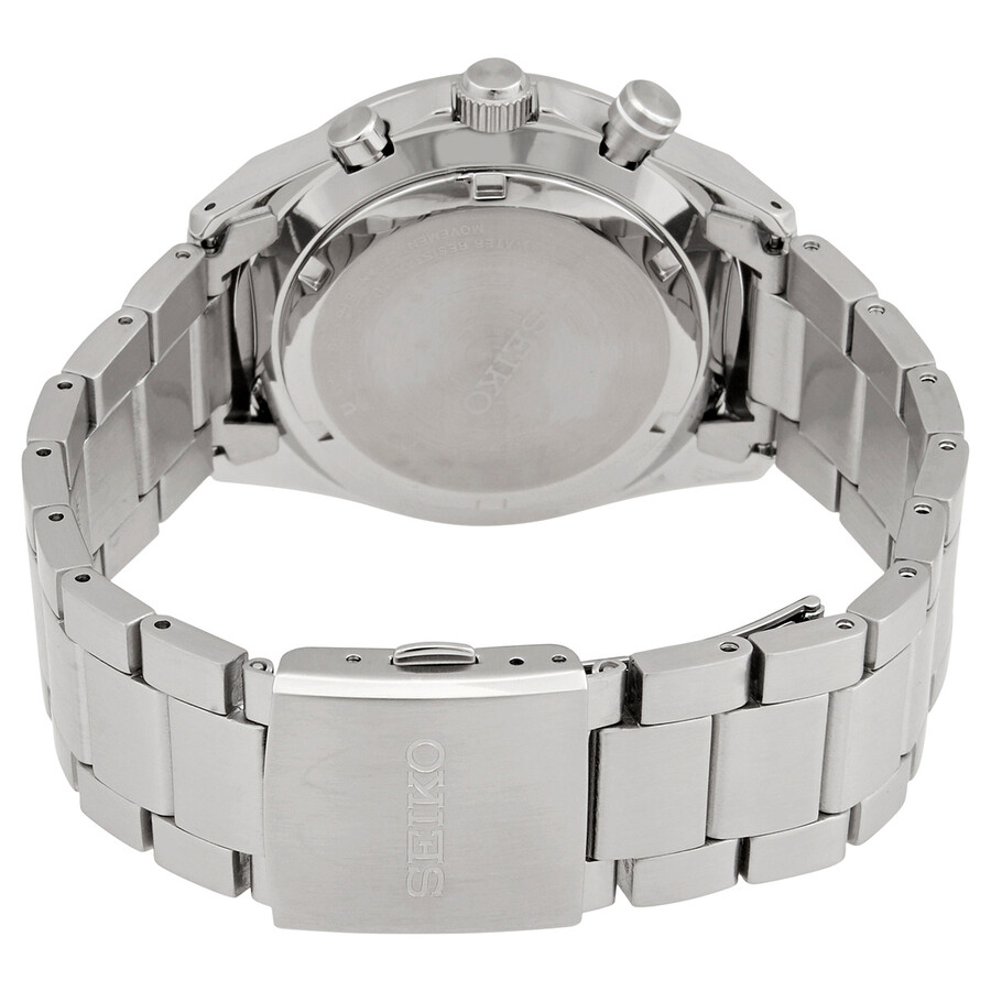 Seiko Open Box - Seiko Core Chronograph Quartz Black Dial Men's Watch ...