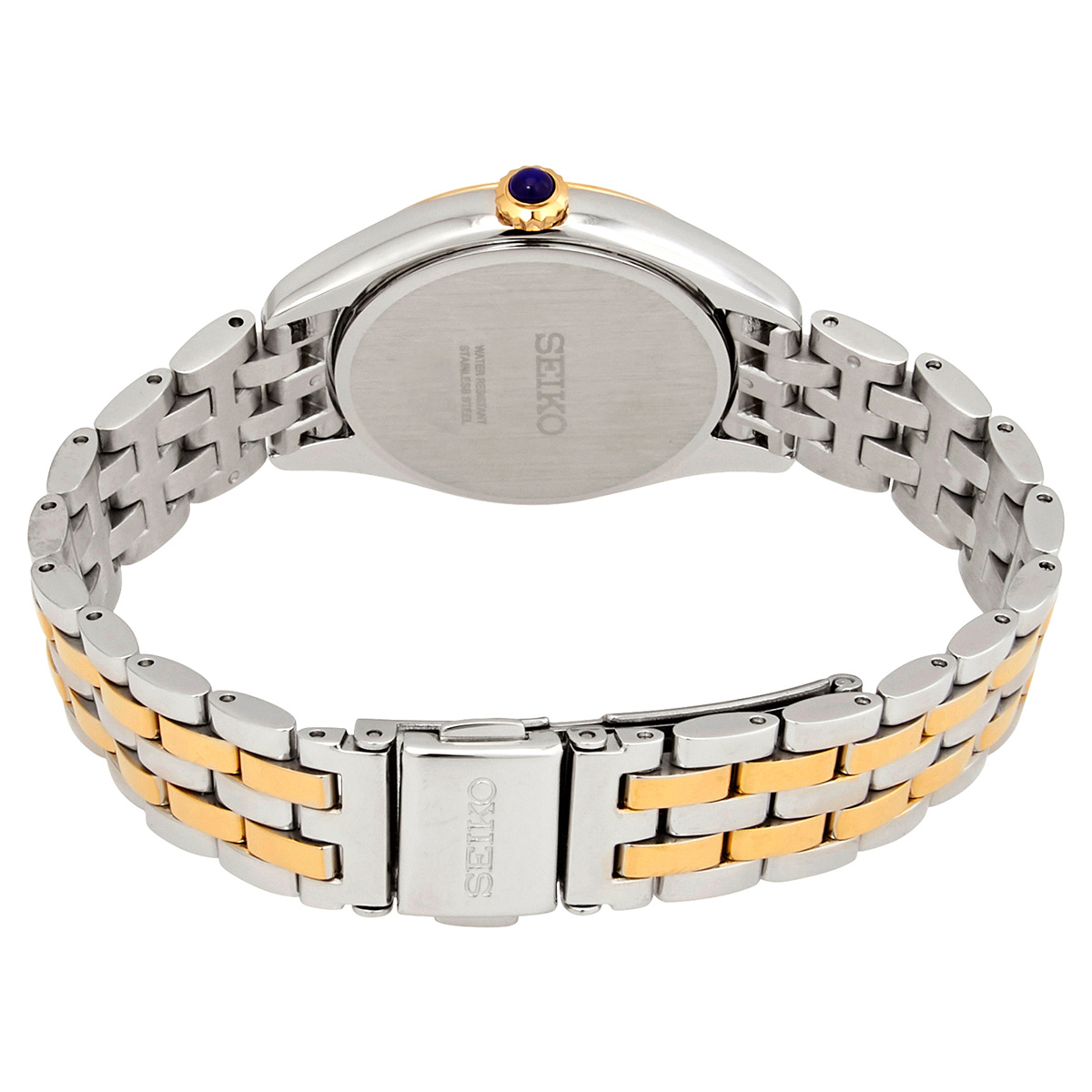Seiko Open Box - Seiko Crystals Quartz White Dial Ladies Watch SUR392 ...