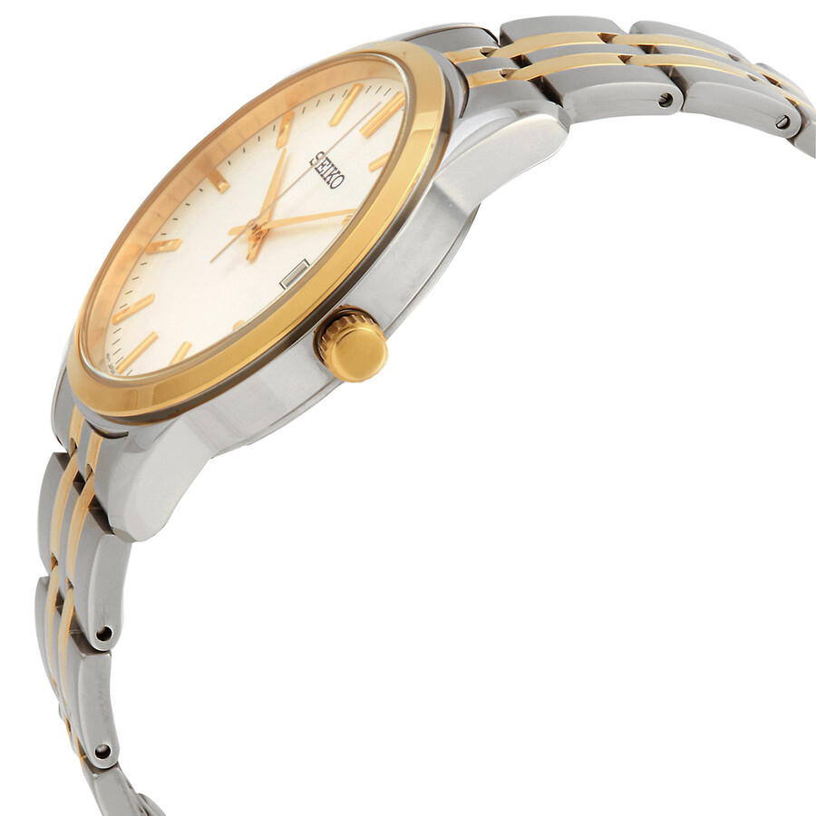 Seiko Open Box - Seiko Essentials Quartz White Dial Men's Watch ...