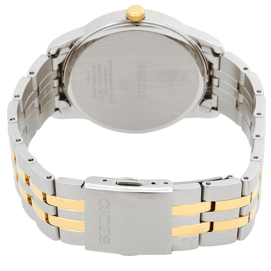 Seiko Open Box - Seiko Essentials Quartz White Dial Men's Watch SUR402P1 - Watches, Stainless ...