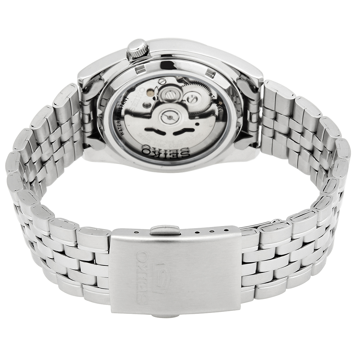 Seiko Open Box - Seiko Series 5 Automatic Black Dial Men's Watch ...