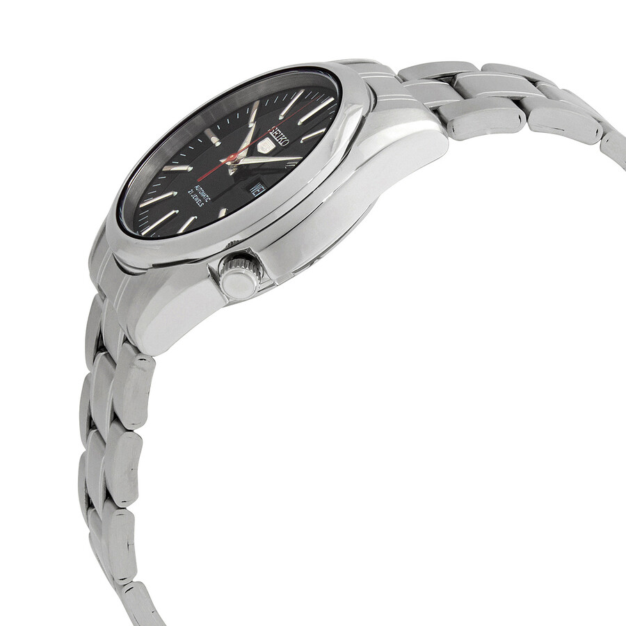 Seiko Open Box - Seiko Series 5 Automatic Black Dial Men's Watch ...