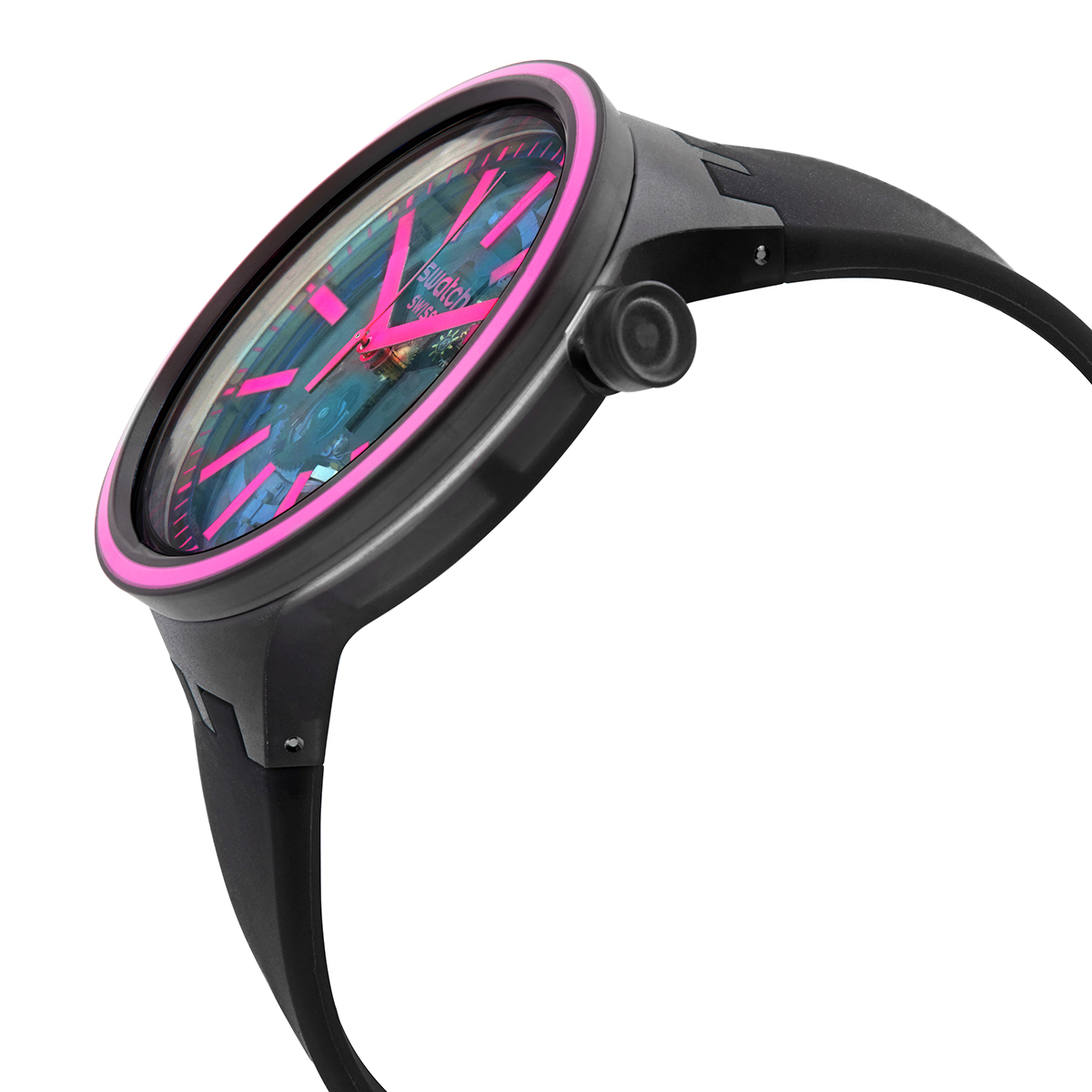 Swatch Open Box - Swatch Big Bold Quartz Blue Dial Unisex Watch ...