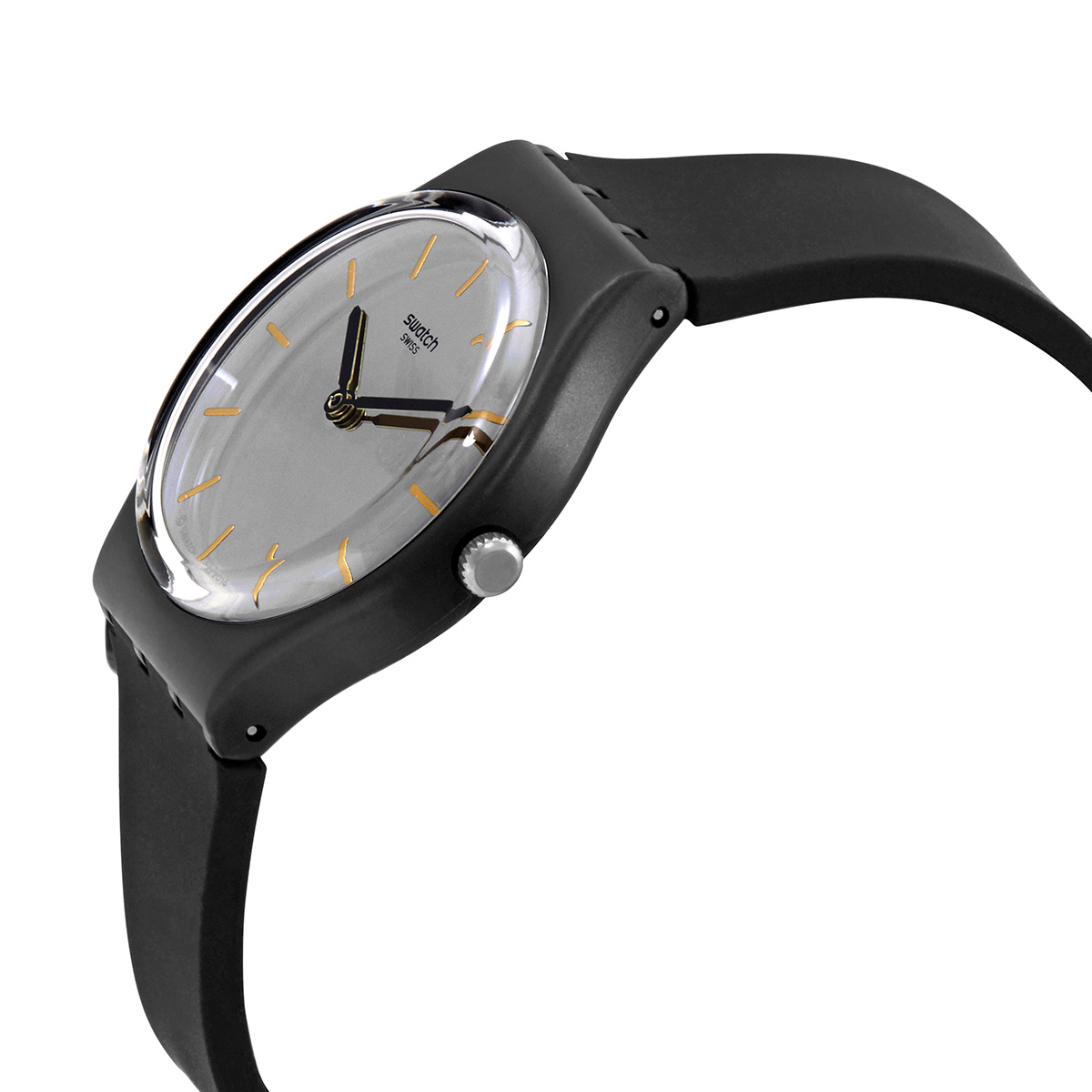 Swatch Open Box - Swatch Quartz Damoiseau Silver Dial Unisex Watch ...