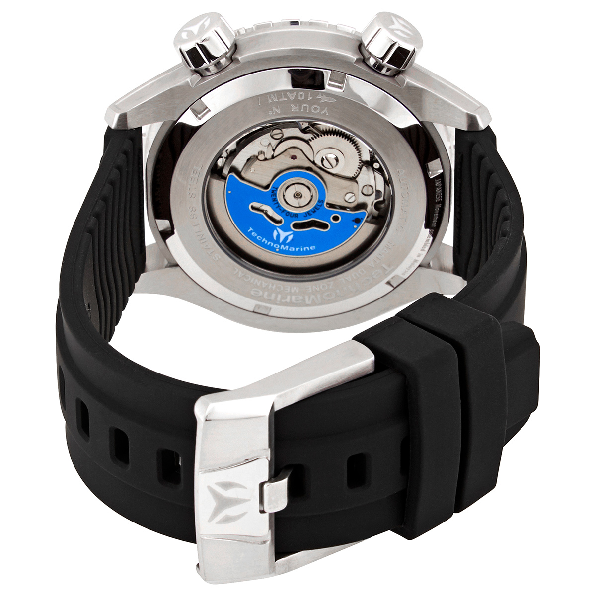 Technomarine Open Box - Technomarine Dual Zone Automatic Men's Watch TM ...