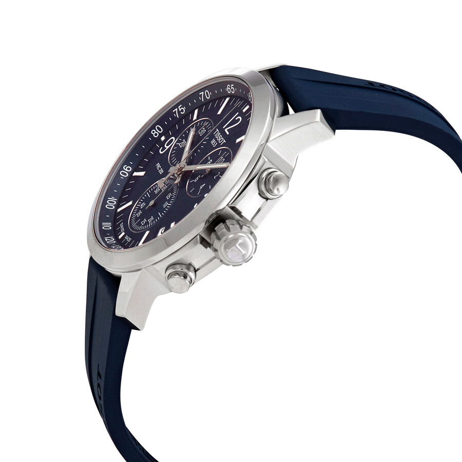 Tissot Open Box - Tissot PRC 200 Chronograph Quartz Blue Dial Men's Watch T114.417.17.047.00 - T ...