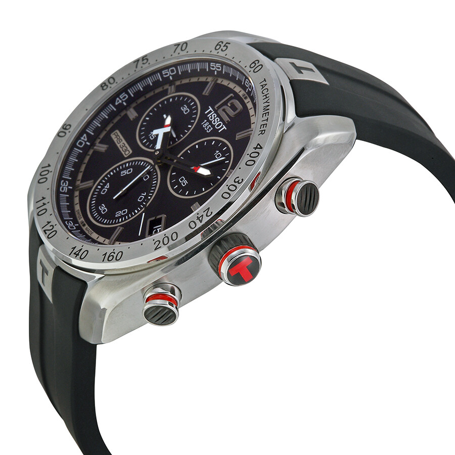 Tissot Open Box - Tissot PRS 330 Chronograph Black Dial Men's Watch ...