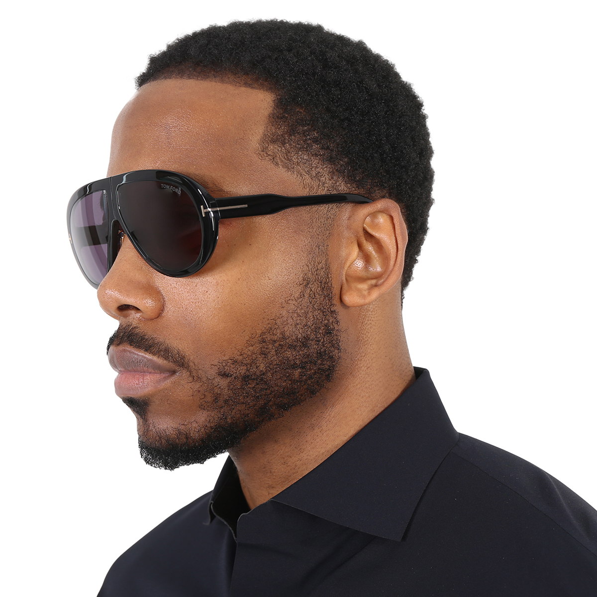 Tom Ford Open Box - Tom Ford Troy Smoke Pilot Unisex Sunglasses FT0836 ...