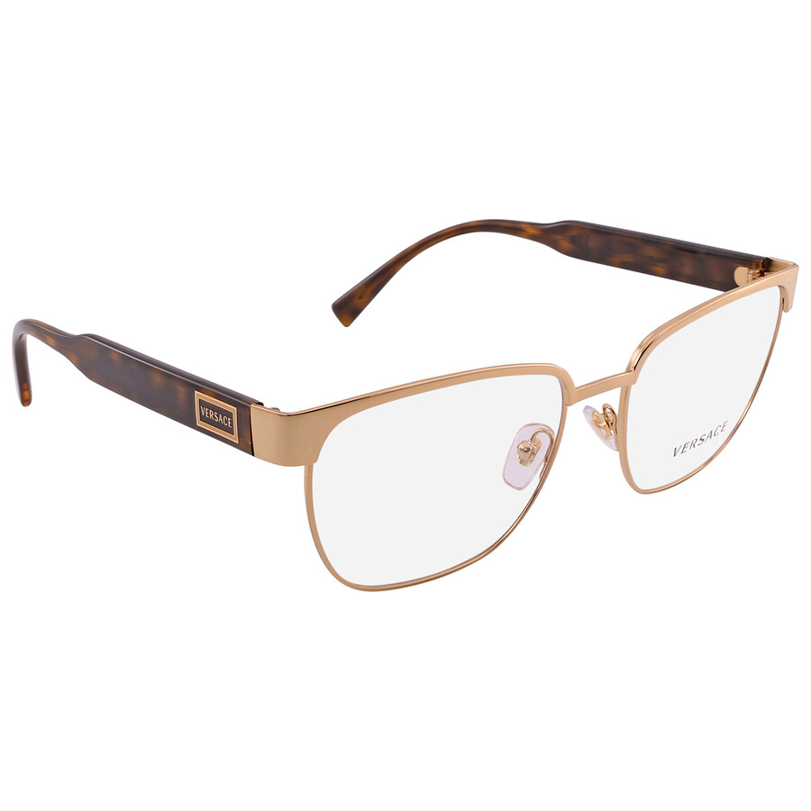 Versace Open Box - Versace Demo Square Men's Eyeglasses VE1264 1460 56 ...