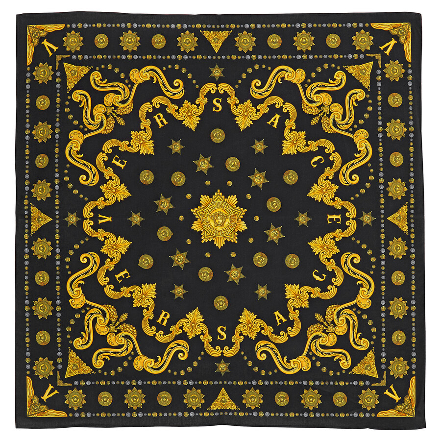 Versace Open Box - Versace Stampa Men's Multicolor Barocco Print ...