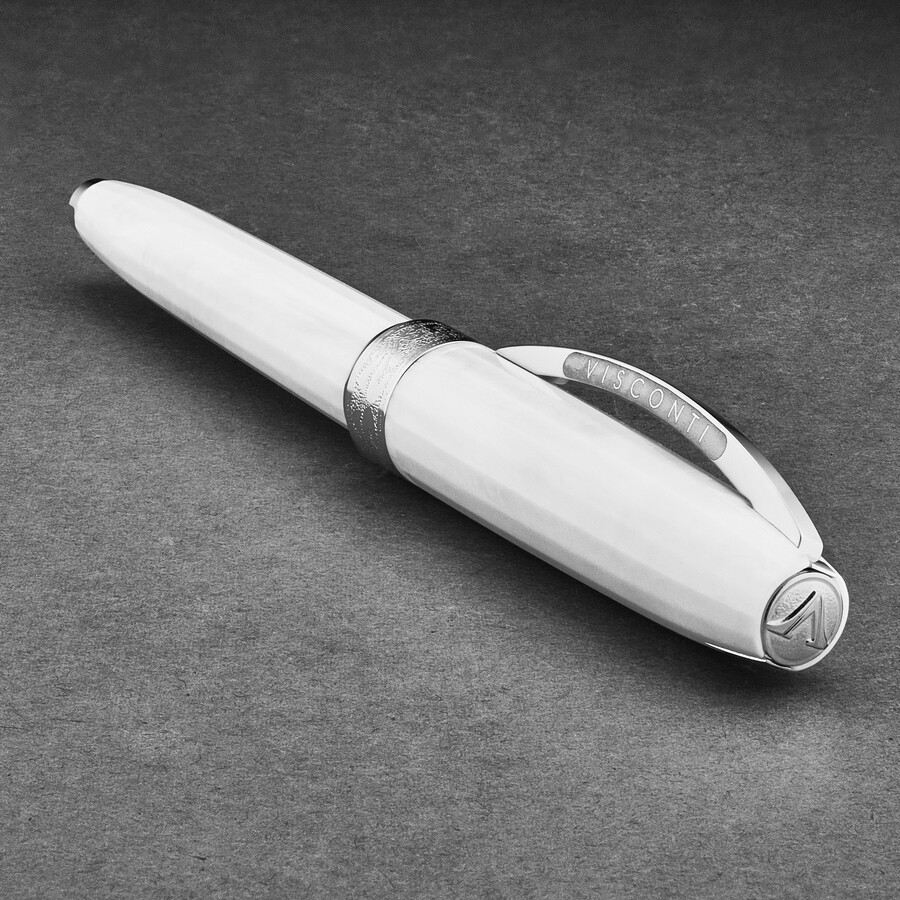 Visconti Open Box - Visconti 'Venus' White Medium Nib Fountain Pen ...