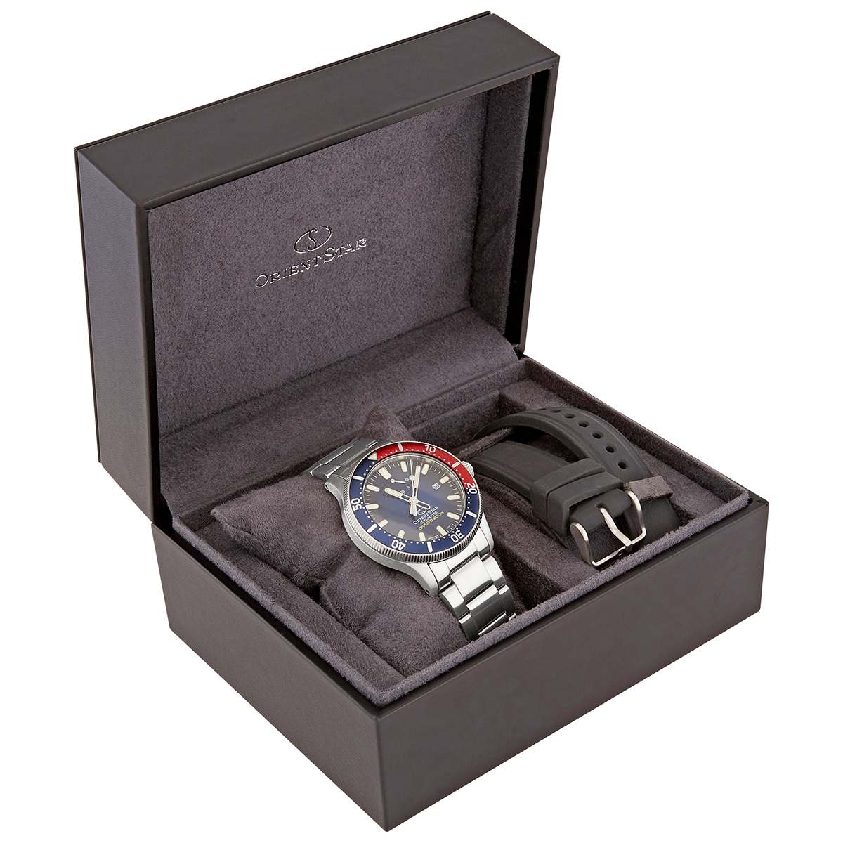 Orient Orient Star Automatic Diver's 200 Meters Blue Dial Pepsi Bezel ...