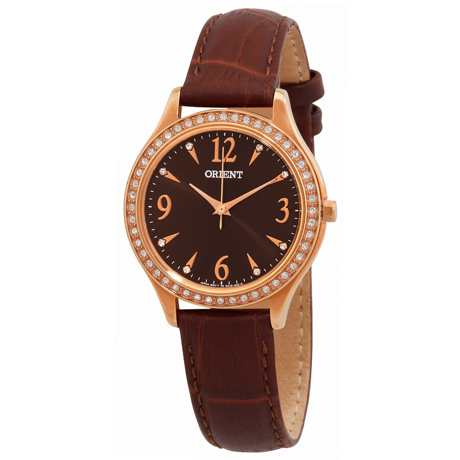 Orient Quartz Crystal Black Dial Ladies Watch FQC10004T0 - Watches ...