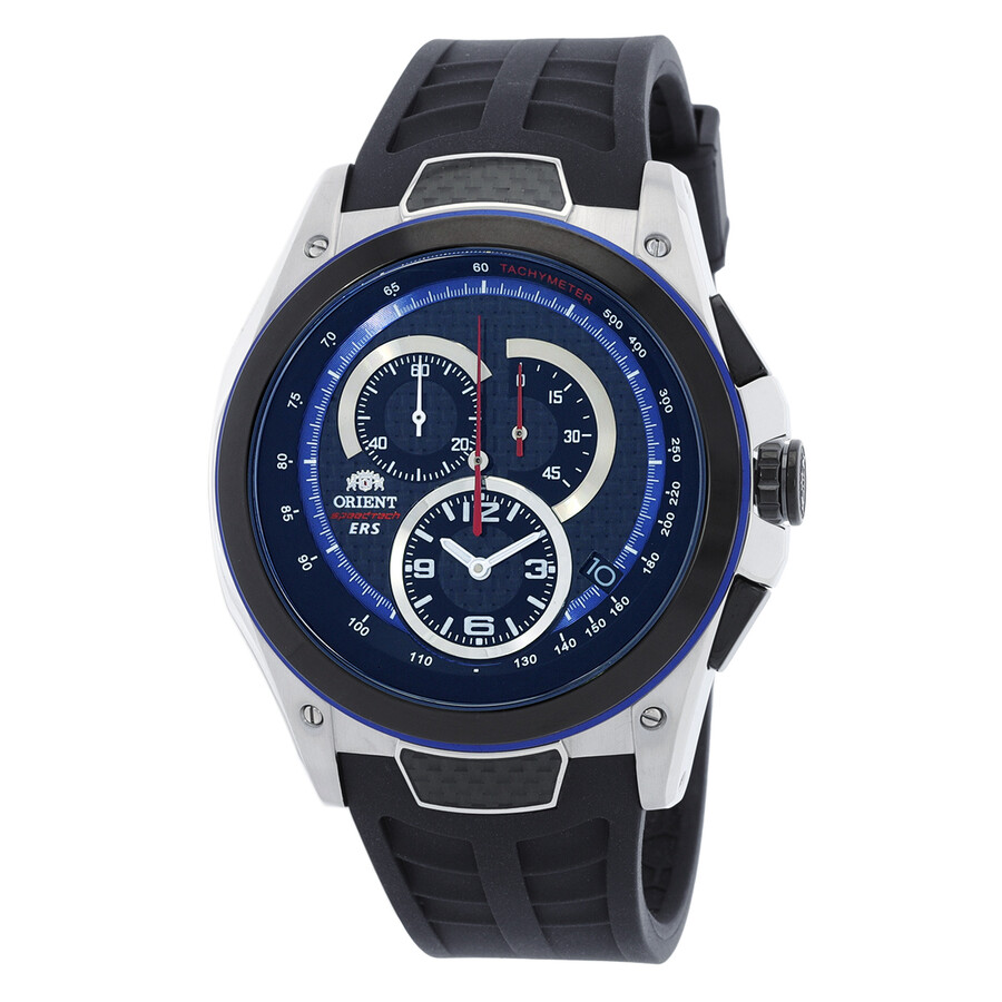 Orient Speedtech ERS Chronograph Quartz Black Dial Men's Watch SKT00002B - Watches, Speedtech ...