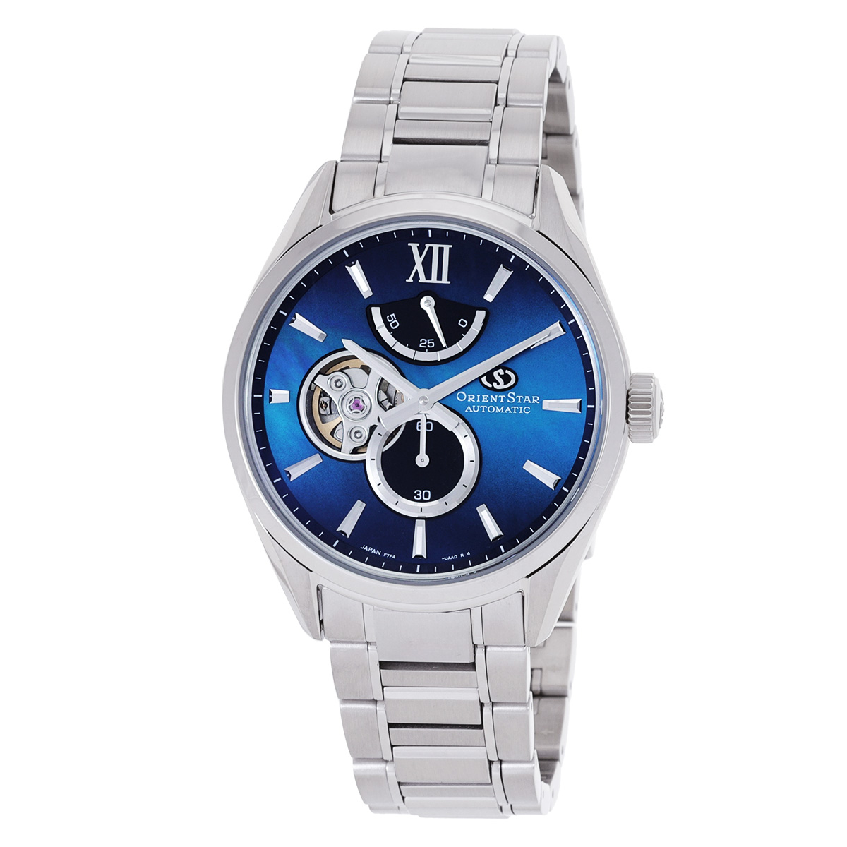 Orient Star Automatic Blue Mother of Pearl Dial Men's Watch RE ...