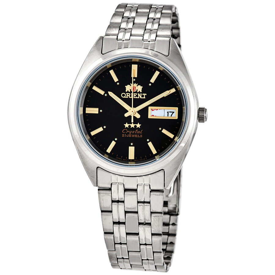 Orient Tri Star Automatic Black Dial Unisex Watch FAB0000DB9 ...