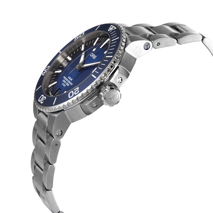 Oris Aquis Automatic Blue Dial Men's Watch 01 400 7763 4135-07 8 24 ...