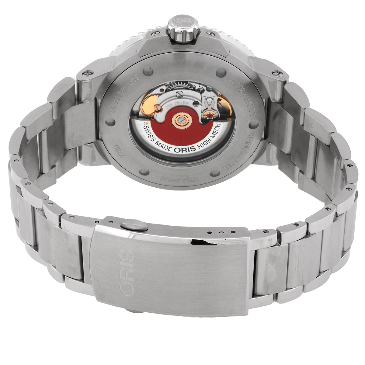 Oris Aquis Automatic Red Dial Men's Watch 01 733 7730 4158-07 8 24 ...
