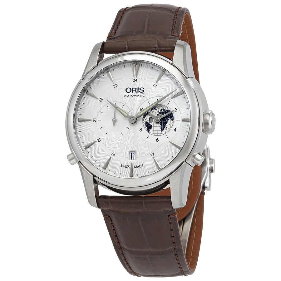 Oris Artelier Greenwich Mean Time Automatic Men's Watch 690-7690 ...