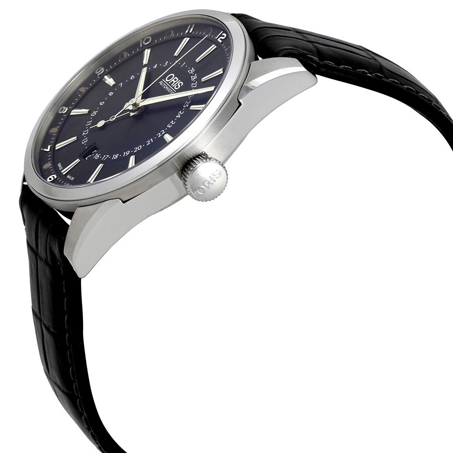 Oris Artix Pointer Moon Automatic Black Dial Men's Watch 761-7691-4054LS 01 761 7691 4054-07 5 ...