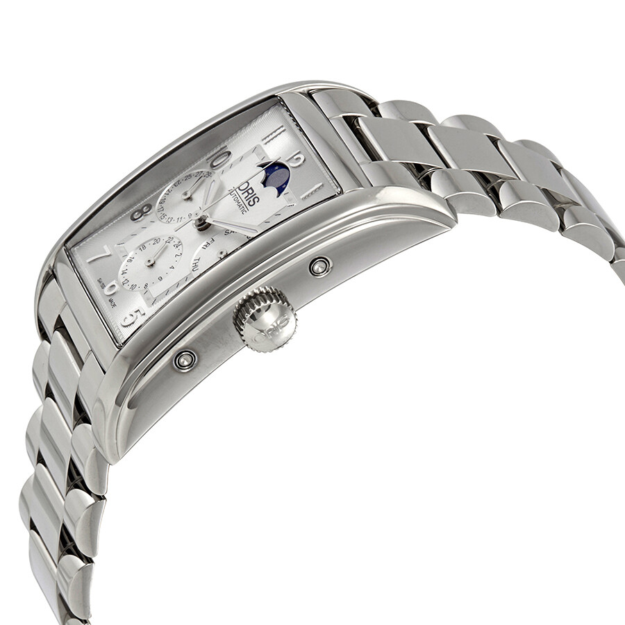 Oris Rectangular Complication Automatic Silver Dial Men's Watch 582 ...