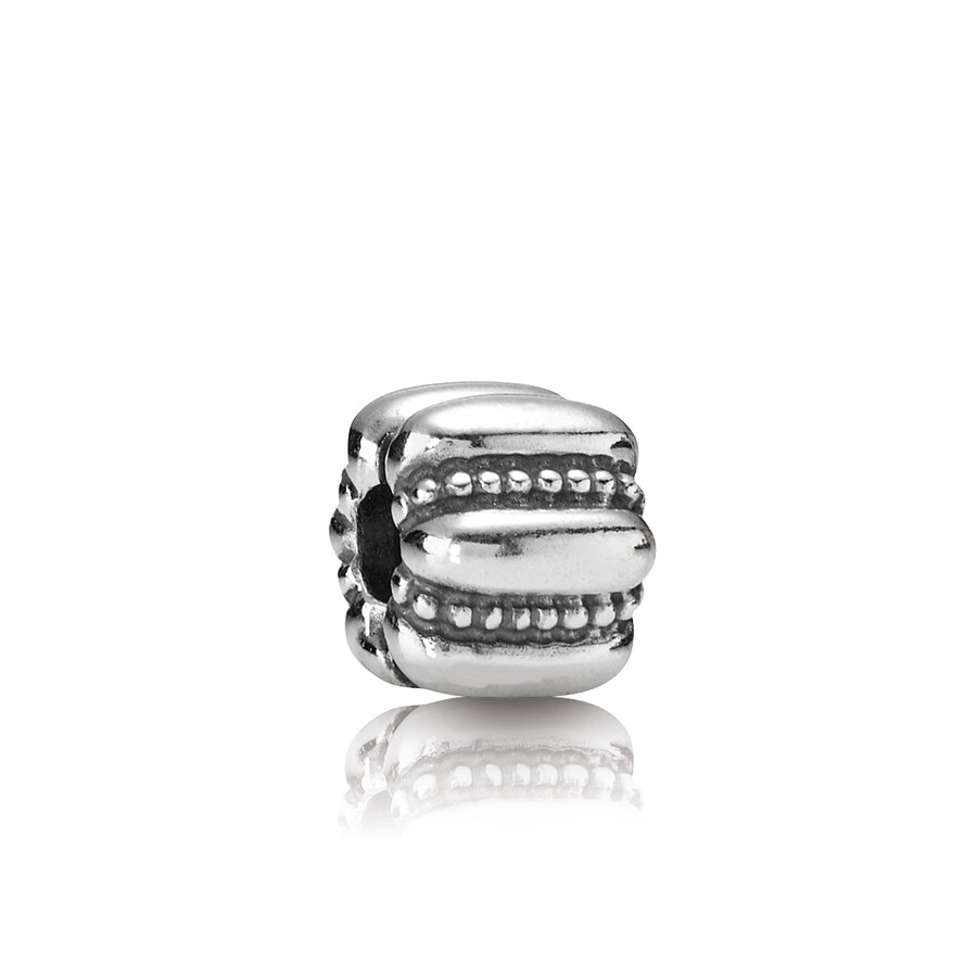 Pandora Dots & Ridges Barrel Charm 790446 5700302012675 - Jewelry ...