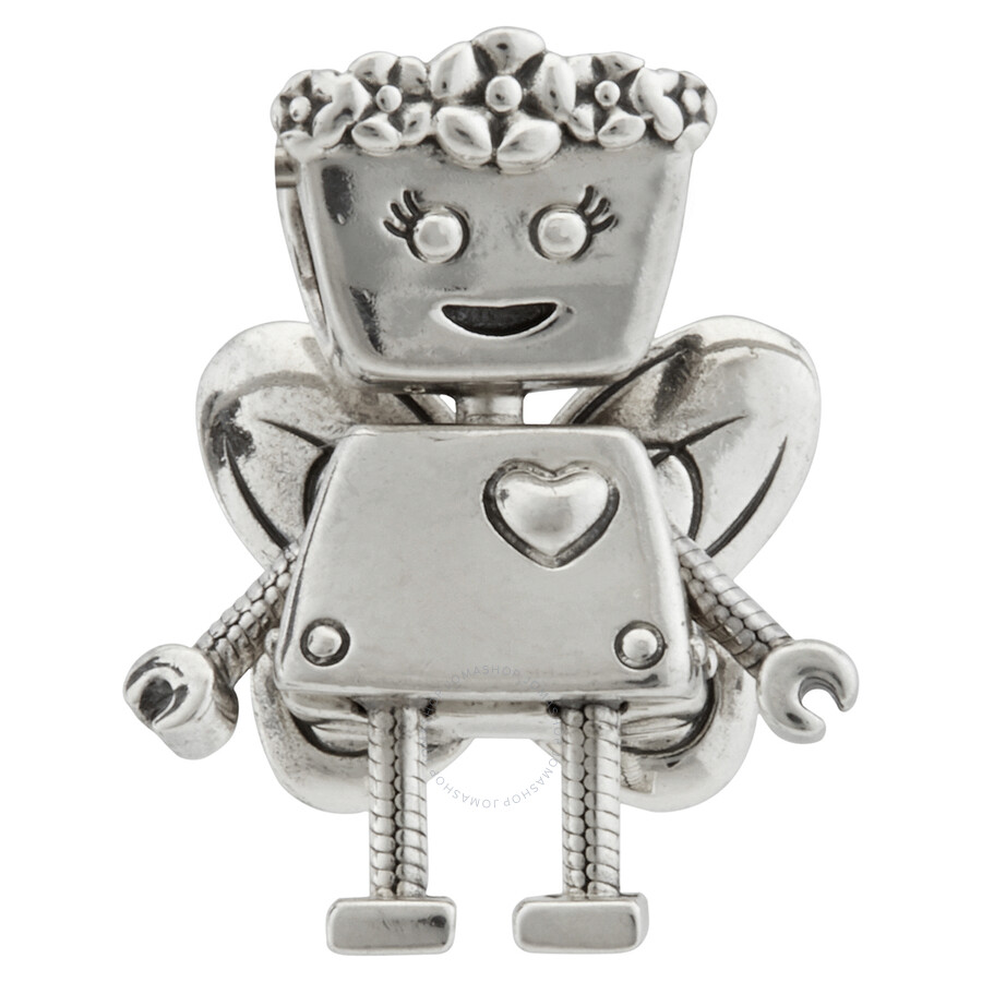 Pandora Floral Bella Bot Charm In Sterling Silver 797856 - Ladies ...