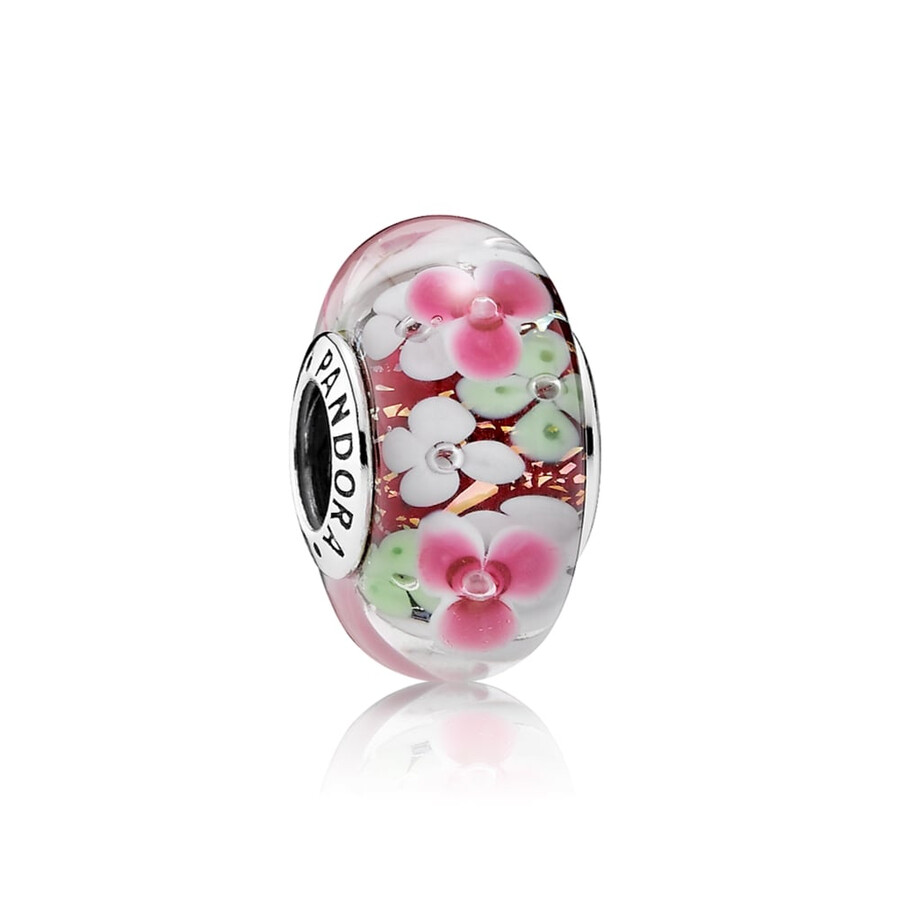 Pandora Flower Garden Murano Glass Charm 791652 5700302439861 - Jewelry ...