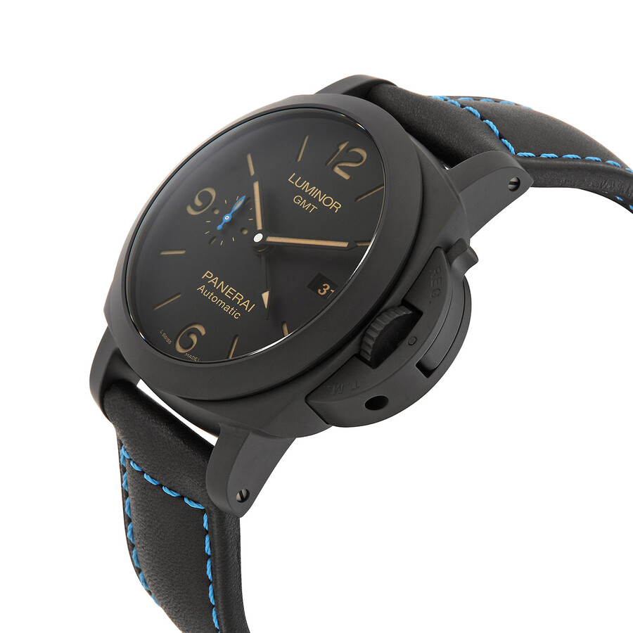 Panerai Luminor GMT Automatic Black Dial Men's Watch -NEW PAM01441 ...