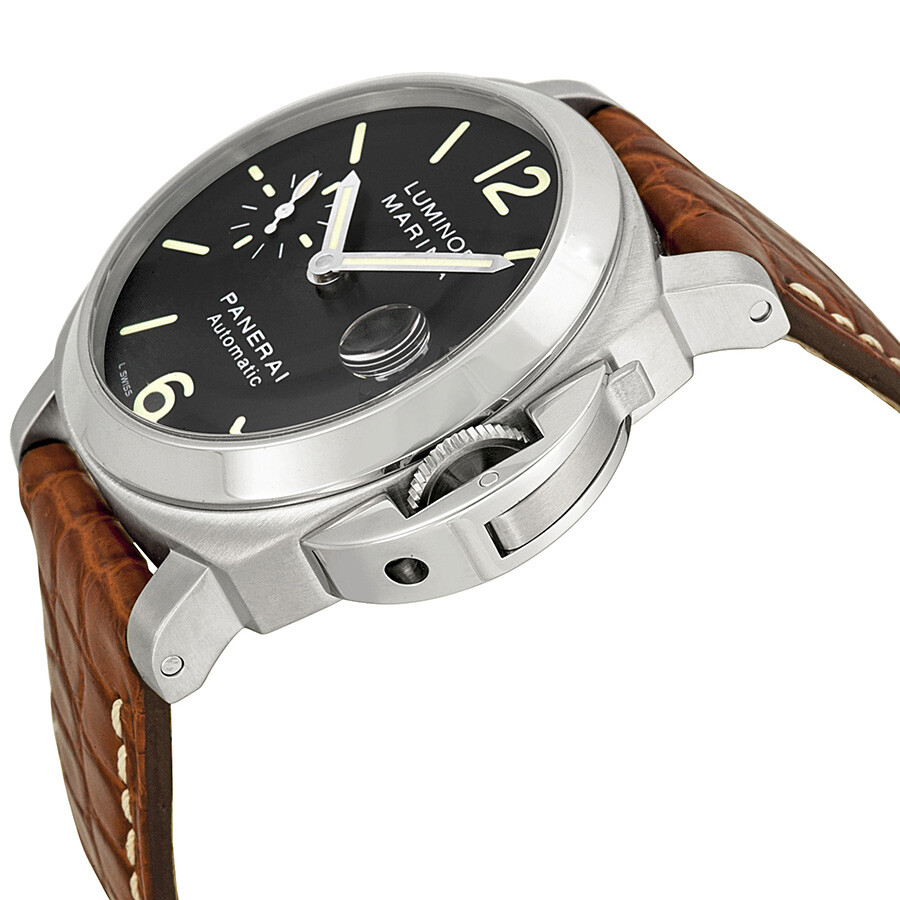 Panerai Luminor Marina Automatic Black Dial Men's Watch PAM00048 ...