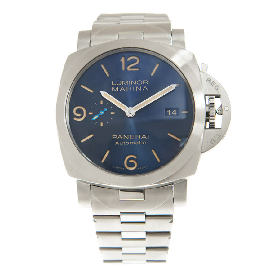 Panerai Luminor Marina Automatic Blue Dial Men's Watch PAM01058 ...