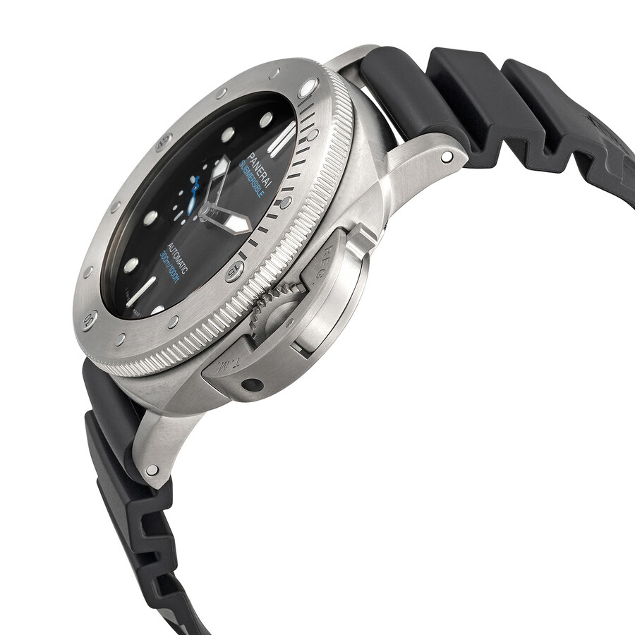 Panerai Submersible 47mm Automatic Black Dial Men's Watch PAM02305 ...