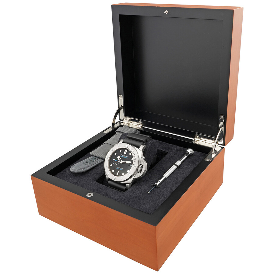 Panerai Submersible 47mm Automatic Black Dial Men's Watch PAM02305 ...