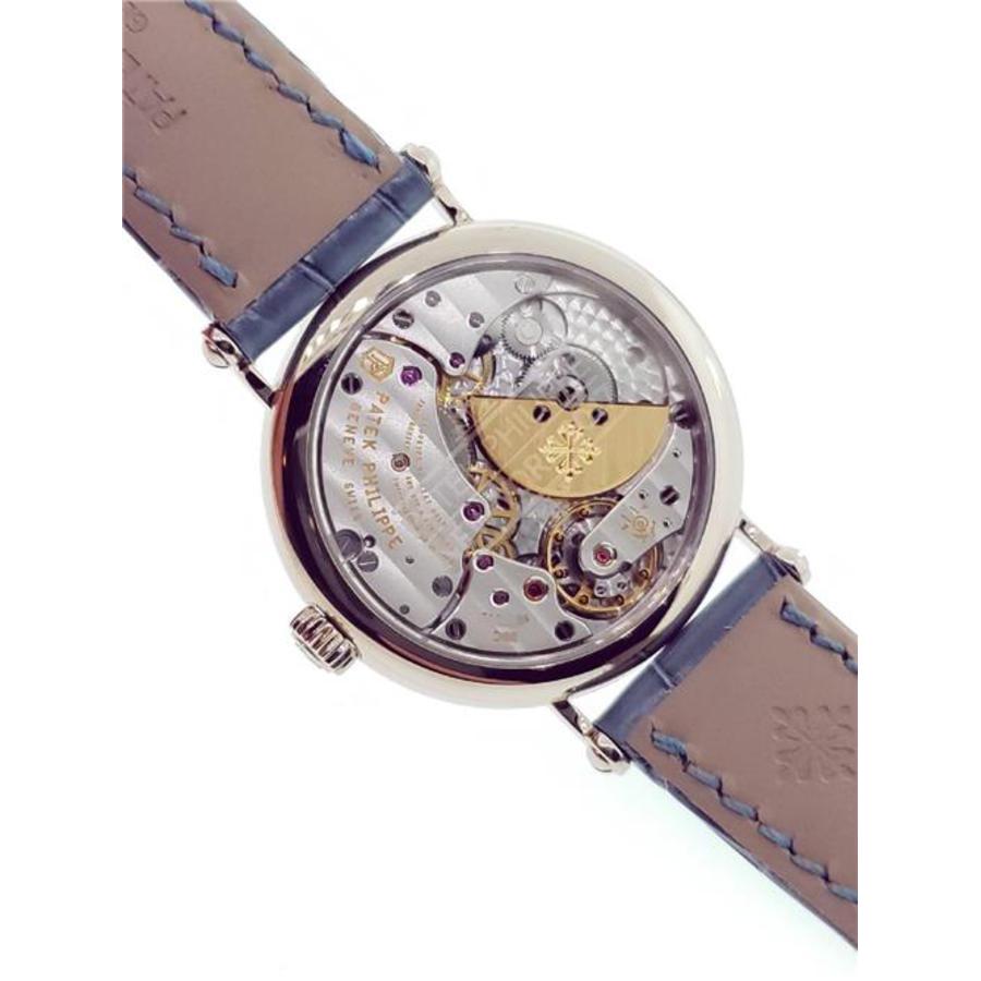 Patek Philippe Calatrava Diamond Blue Dial Ladies Watch 7200/50G-011 ...