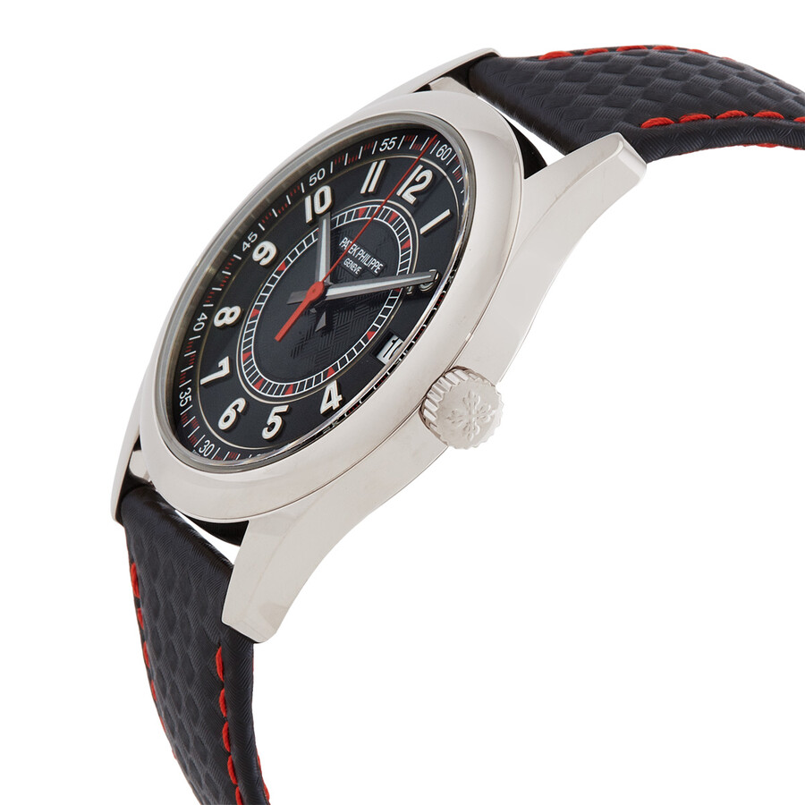 Patek Philippe Calatrava Red Automatic Black Dial Watch 6007G-010 ...
