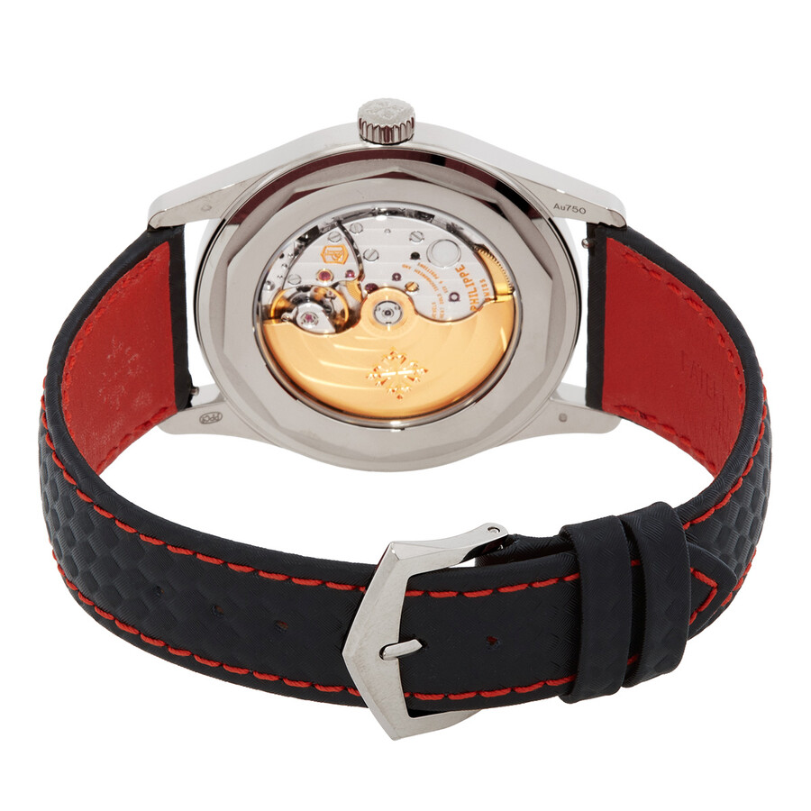Patek Philippe Calatrava Red Automatic Black Dial Watch 6007G-010 ...