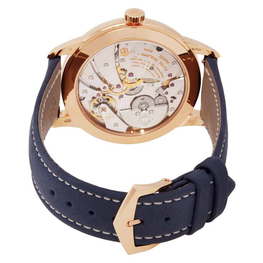 Patek Philippe Complications Calatrava Travel Time Automatic Blue Dial ...