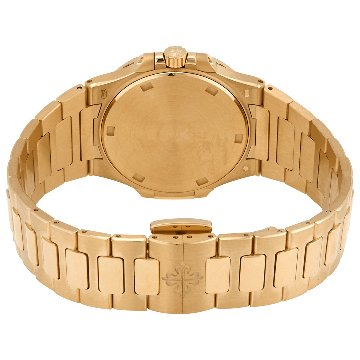 Patek Philippe Nautilus Quartz Diamond Gold Dial Ladies Watch 7010-1R ...
