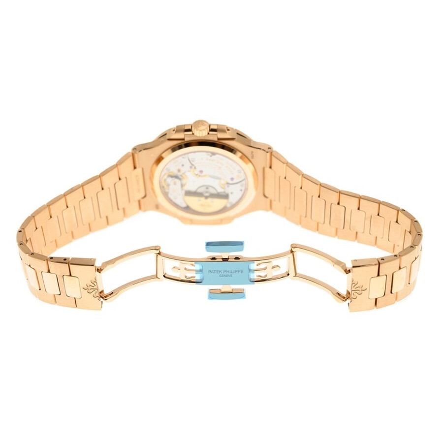 Patek Philippe Nautilus Rose Gold Automatic Brown Dial Men's Watch 5712 ...