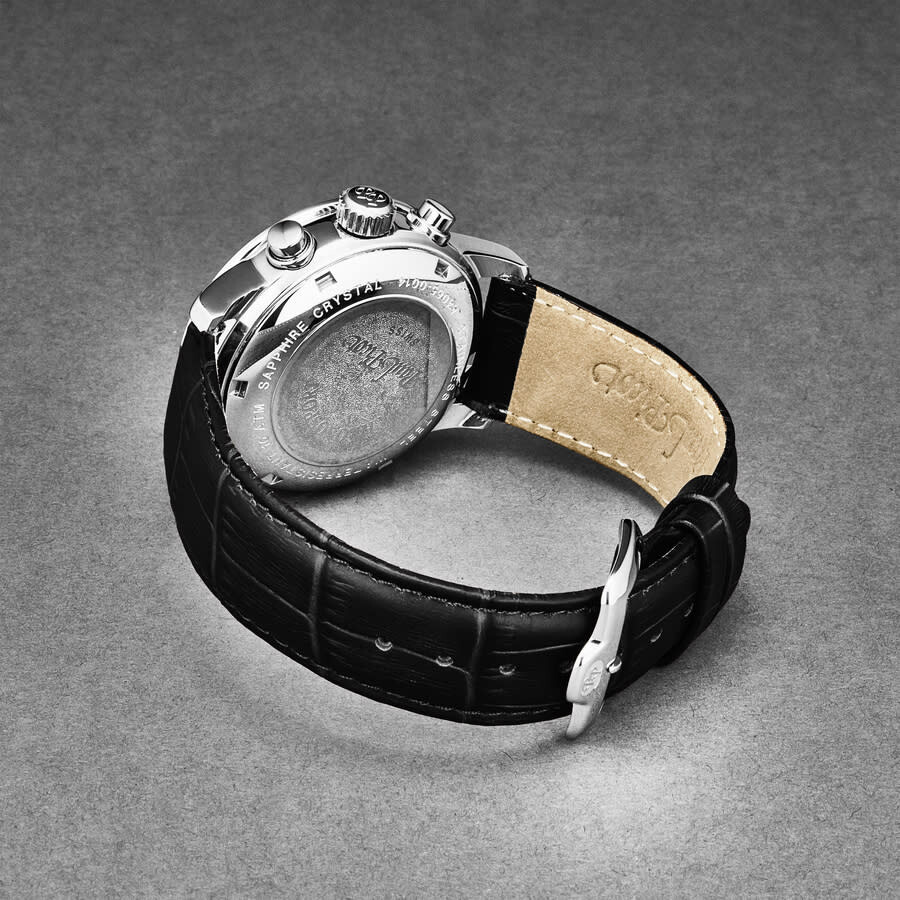 Paul Picot Chronosport Chronograph Automatic Black Dial Men's Watch ...